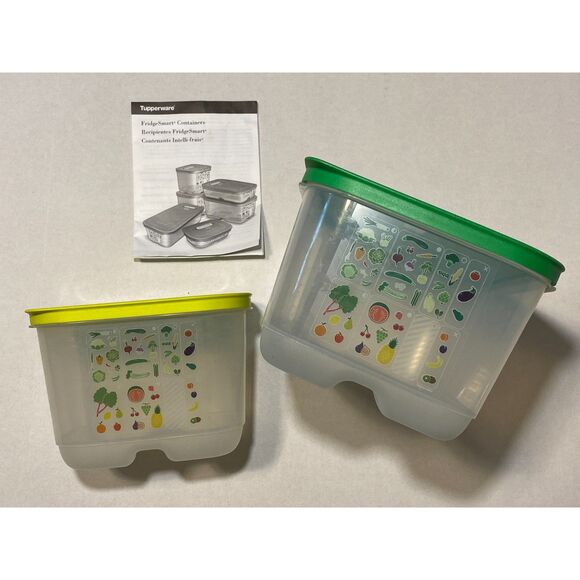 Tupperware | Kitchen | Tupperware Fridgesmart Containers Set Of 2 8l ...